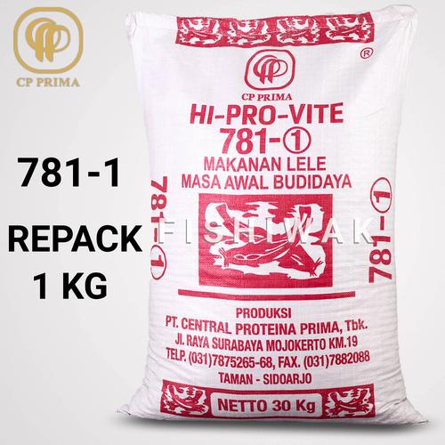 Jual 781-1 Repack 1kg / 1 kg Pelet 781 / Pakan Lele 781 1 / Provit ...