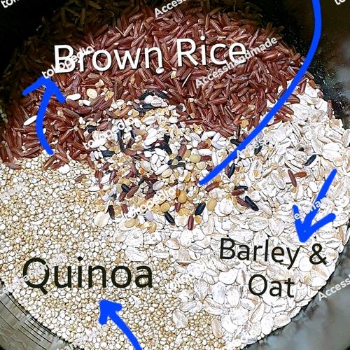 Jual Healthy Grains DAILY CONSUMED beras sehat quinoa black rice sesame ...