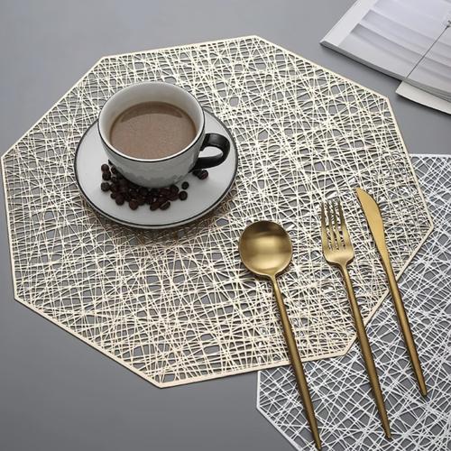 Jual PVC Place mat/Table Mat/Tatakan piring bulat persegi Import PVC ...