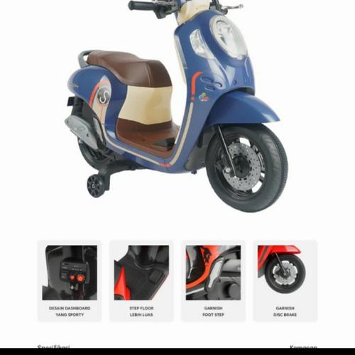 Jual PMB Motor Aki M999 Honda Scoopy (Official Licensed by Honda ...