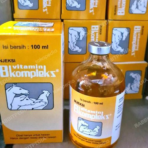 Jual Injeksi Vitamin B Kompleks 100 ml - Kab. Bogor - RABBITPEDIA ...