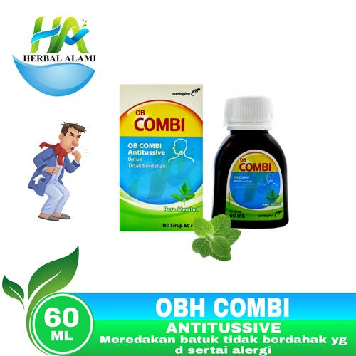 Jual OBH COMBI ANTITUSIVE Biru - Sirup Obat Batuk Tidak Bedahak ...