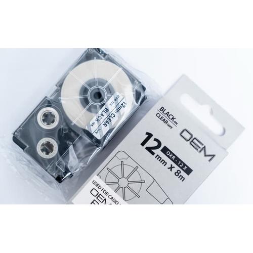 Jual OEM TAPE EZ LABEL CASIO 12MM BLACK INK - Green - Kota Bandung ...