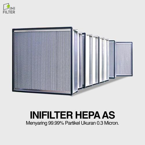 Jual Hepa Filter / Hepa AS INIFILTER H14 24" 24" 12" / 12" 24" 12" AHU ...
