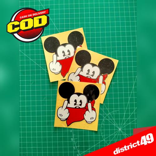 Jual Cutting sticker Mickey Mouse Stiker Mickey Mouse Stiker Motor - 25 ...