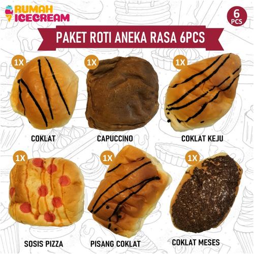 Promo Paket Roti Aneka Rasa 6pcs - Jakarta Barat - Rumah Ice Cream ...