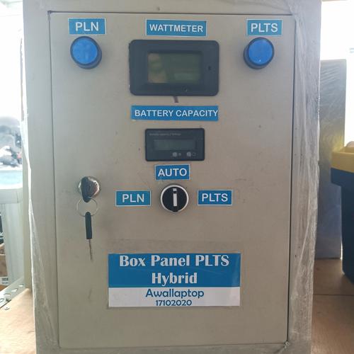 Jual paket lengkap panel PLTS panel surya solar cell inverter SCC ATS ...