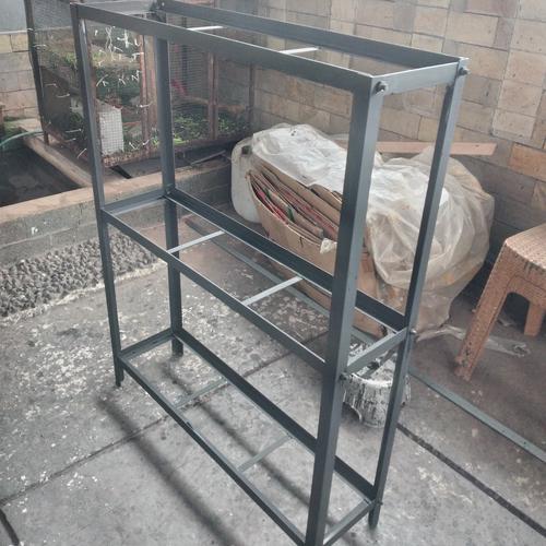 Jual rak 3 susun custom besi siku bongkar pasang - T130 P120 L40 - Kab ...