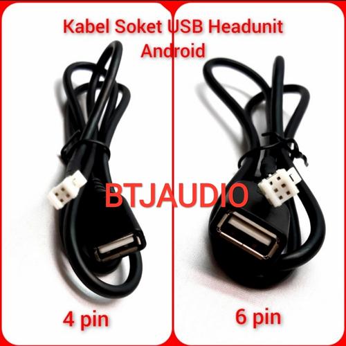 Jual KABEL SOKET USB HEAD UNIT ANDROID UNIVERSAL UNTUK SEGALA MERK ...