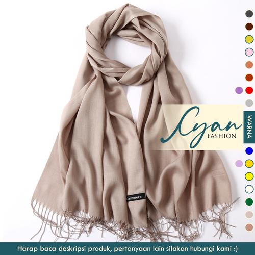 Jual Syal "Florine" (1) Warna Polos, Syal/Pashmina TIPIS - Mocca - Kota Surabaya - Cyan Fashion ...