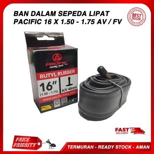 Jual Ban Dalam Pacific Kenda 16 x 1.50 / Ban Dalem Sepeda 16 x 150 AV FV - FV-Pentil-Jarum - Kab ...