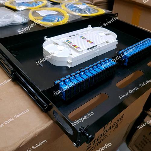 Jual otb rack 48 core SC / lengkap singlemode ukuran 1u - Jakarta Pusat ...