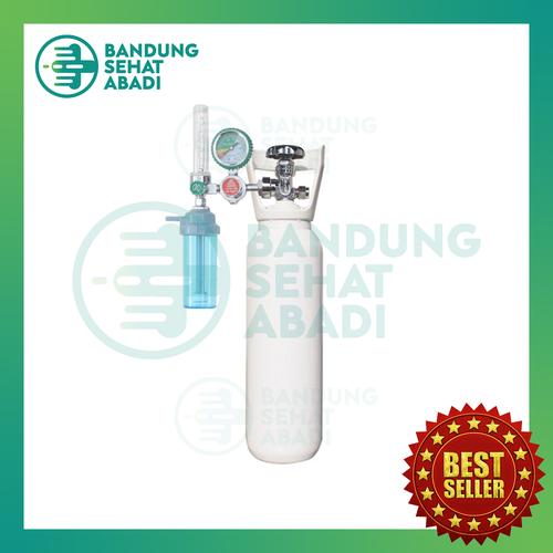 Jual TABUNG OKSIGEN PORTABLE 0.5M³ Kubik Regulator Oksigen SET - Kota ...