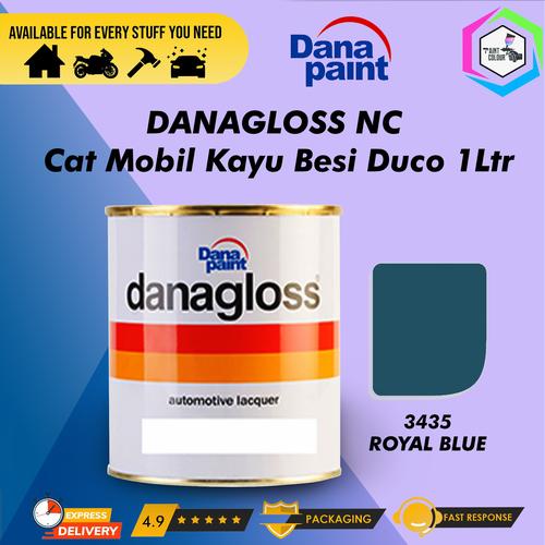 Jual DANAGLOSS NC 3435 ROYAL BLUE - Cat Mobil Kayu Besi Duco - 100ML ...