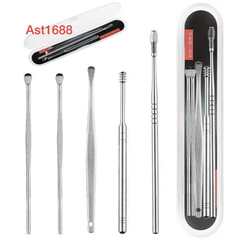 Jual Alat korek kuping telinga Stainless pembersih kotoran Earwax besi ...