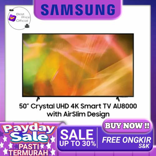 Jual SAMSUNG UA50AU8000 50AU8000 Smart TV 50 Inch Digital CRYSTAL UHD ...