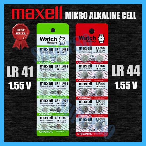 Jual Baterai Maxell Murah LR41 LR44 Battery Batere Batre AG3 AG13 LR 41 44 - LR41 - Kota ...