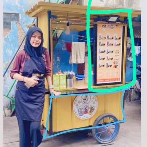 Jual gerobak kayu/gerobak kayu/gerobak jati belanda - Jakarta Barat ...