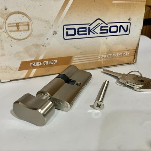 Jual Cylinder kunci dekson DL 65mm kunci silinder thumb turn putar ...