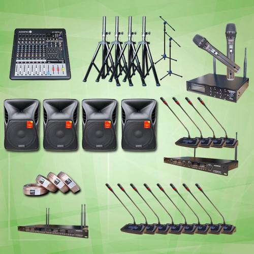 Jual HARGA SOUND SYSTEM MIC MEJA RAPAT WIRELESS AUDERPRO K4 PAKAI 12 ...