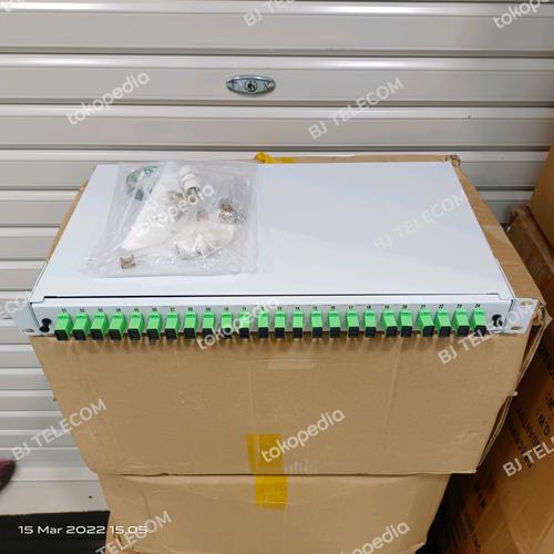Jual Otb 24 core SC apc lengkap adapter / ODF SC apc 24core lengkap ...