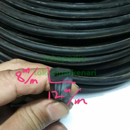 Jual karet list U jepit untuk helm atau pintu mobil list panel ukuran 1 ...