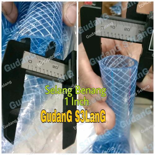 Jual Selang Air uk 1"/Selang PVC Benang/Selang Plastik/Selang Taman ...