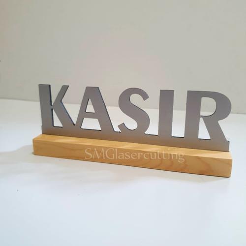Jual tulisan kasir sign aluminium - Kota Semarang - SMGlasercutting ...