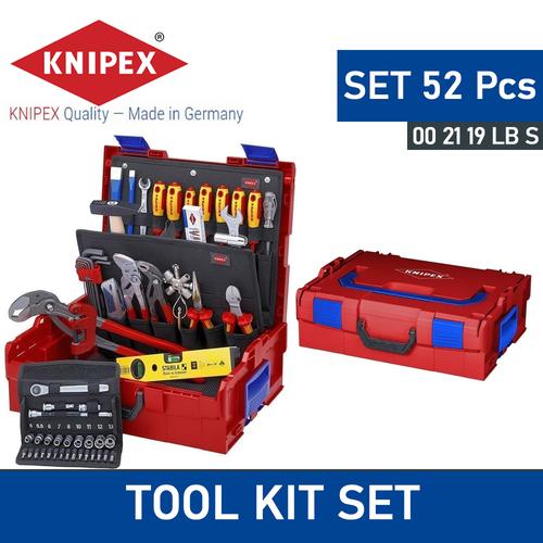 Promo Toolset Toolbox Kunci 00 21 19 LB S Knipex L-BOXX Plumbing 52 ...