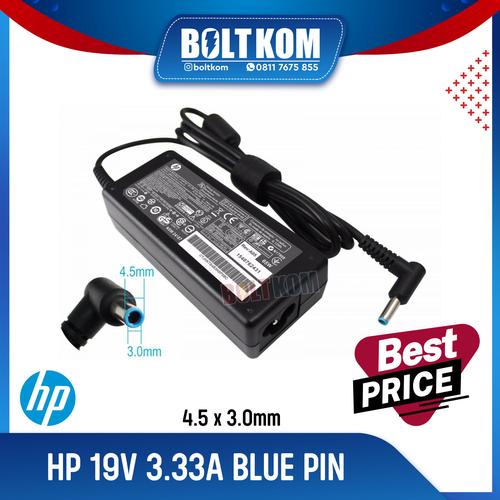 Jual Adaptor Charger Cas Laptop HP 19.5V 3.33A 4.5 x 3.0mm Original ...