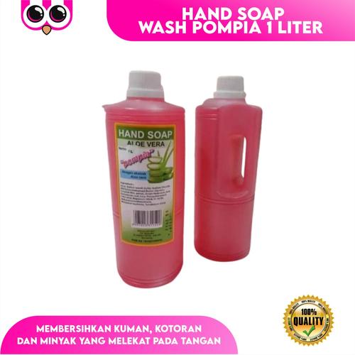 Jual [BOTOL] HAND SOAP WASH POMPIA 1 LITER / SABUN CUCI TANGAN - Kota ...