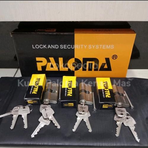 Jual PALOMA PAKET MASTER KEY PCP 204 62MM 3 CYLINDER DOUBLE ANAK KUNCI ...