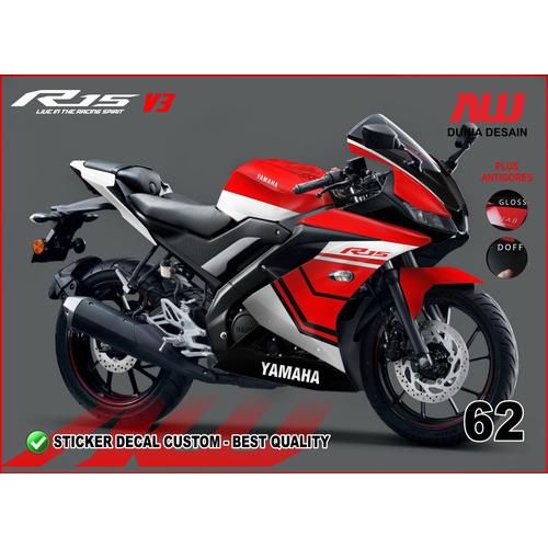 Jual Sticker Decal R15 V3 Desain 62 +ANTIGORES - Kota Kediri - Dunia ...