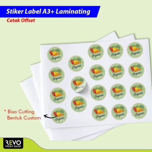 Jual Stiker Label Kemasan / Cetak Stiker Kromo / Stiker Chromo ...