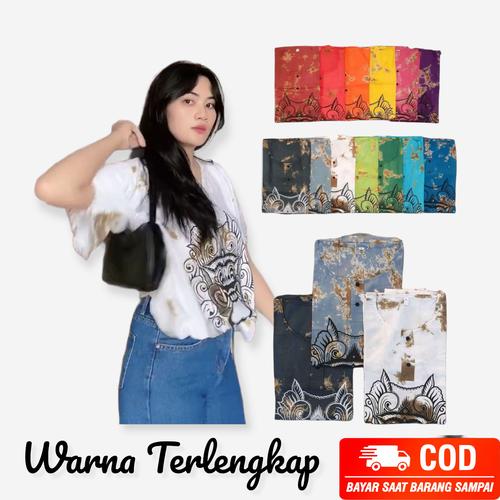 Jual Baju Barong Bali Pria Wanita Kaos Barong Bali Baju Pantai - Kuning ...