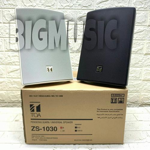 Jual WALL SPEAKER TOA ORIGINAL ZS-1030 B/W - Hitam - Jakarta Barat - Bigmusic Soundsystem ...