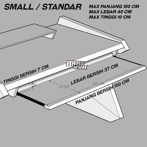 Jual ADD-ON / CUSTOM LACI KEYBOARD Battledesk - +STANDAR - Kota Bandung ...
