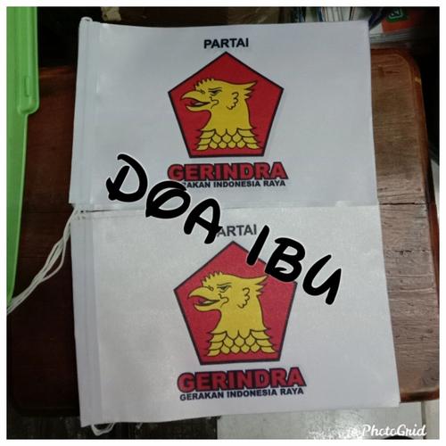 Jual bendera meja partai GERINDRA - Jakarta Pusat - DO'A IBU12 | Tokopedia