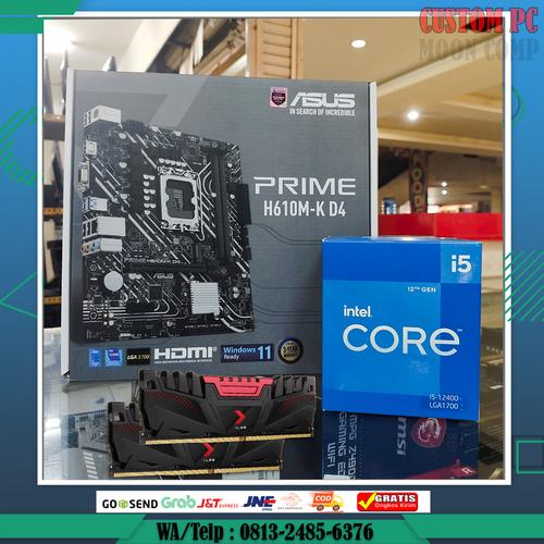 Jual PC CPU Rakitan intel Gen-12 core i5 12400 + RAM 16Gb + SSD 128Gb ...