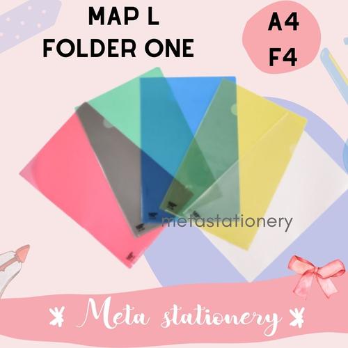 Jual Folder Map L Plastik Folder One (12pc) - Hijau, F4 - Jakarta Utara ...