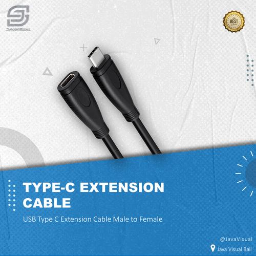 Jual USB Type C Extension Cable Male to Female 1 Meter Perpanjangan ...