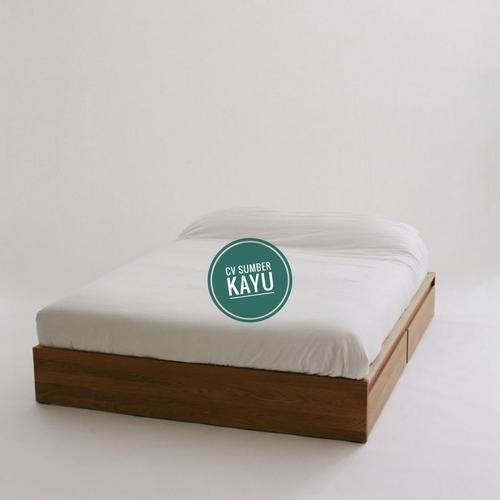 Jual Dipan kayu mahoni asli bukan hpl 2 laci uk 180x200 - Kota ...