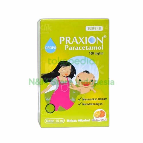 Jual Praxion Drop Paracetamol Tetes Demam/Nyeri untuk Bayi 15ml - Kab ...