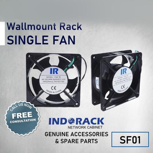 Jual SINGLE FAN WALLMOUNT RACK - ACCESSORIES KIPAS RAK SERVER INDORACK ...