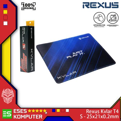 Jual Mousepad Rexus Kvlar T4 | 250x210x2mm | Mouse Pad Gaming - Kota ...