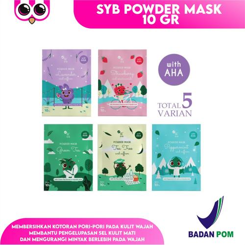 Jual [ POWDER MASK ] SYB POWDER MASK 10 GR / MASKER BUBUK / MASKER ...