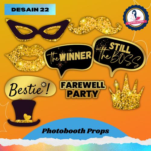 Jual Photobooth props wisuda Photobooth Farewell perpisahan Photo ...