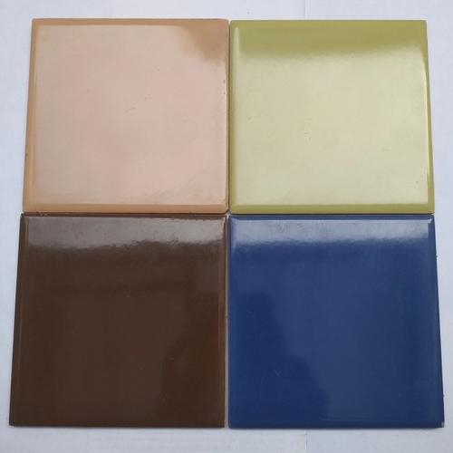 Jual OJEK INSTAN 1 Pcs Keramik Dinding 11 x 11 Glossy Polos - Coklat ...