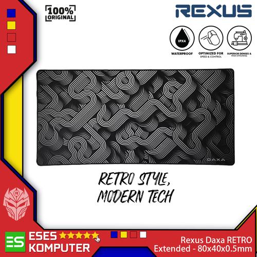 Jual Mousepad Rexus Daxa RETRO | Extended 80x40x0.5cm | Mouse Pad ...