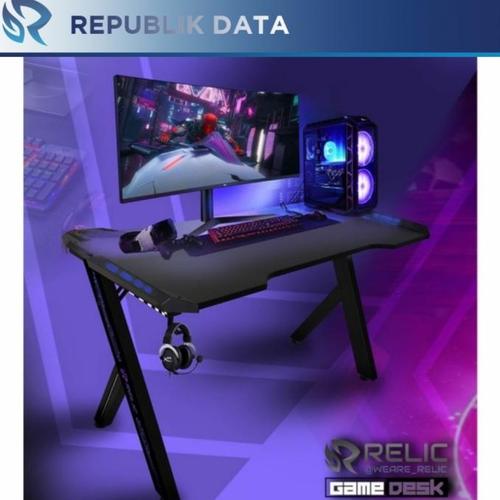 Jual MEJA GAMING RELIC - ALUMINIUM GAMING DESK - CARBON TEXTURE RELIC ...